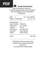 Contoh Struk Belanja Sembako 2023 | PDF