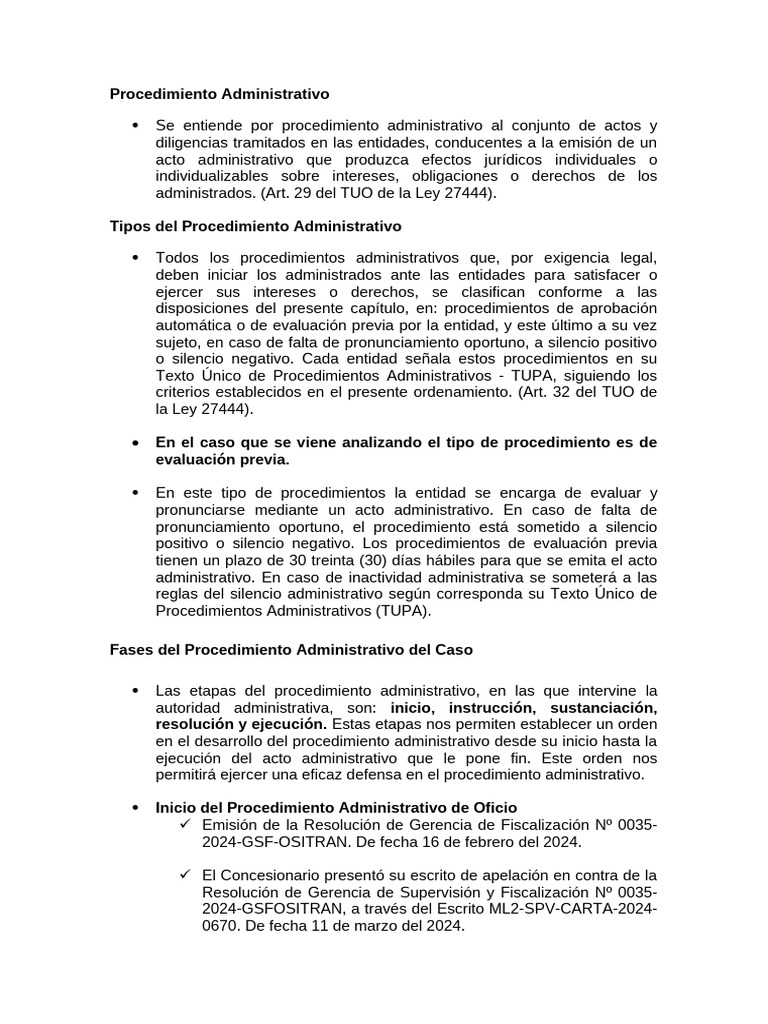 Tipos de Procedimiento Administrativo | PDF | Gobierno | Justicia