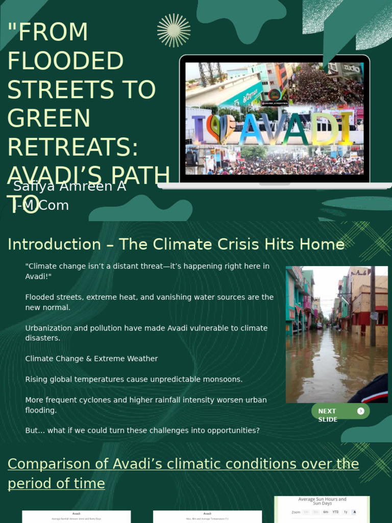 Avadi's Path To Sustainability M.com 20250228 113755 0000 | PDF ...