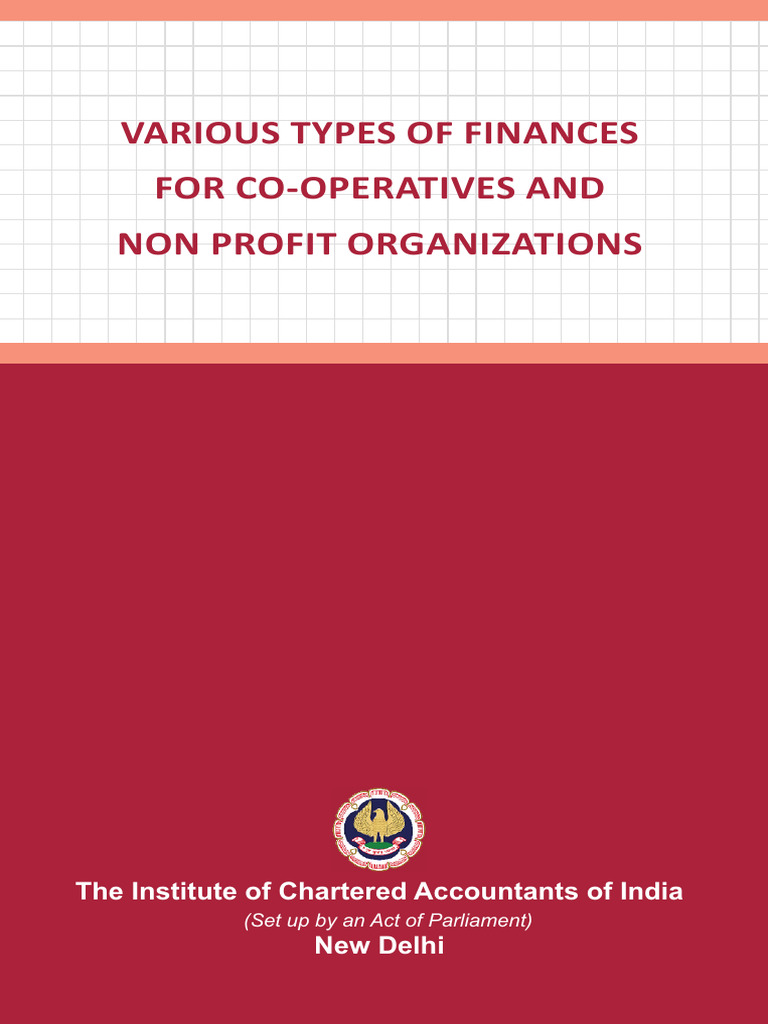 Various Types of Finances For Cooperatives and NPOs - CCONPO | PDF ...