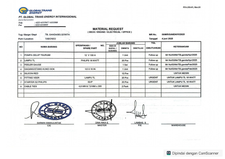 MR TB Ganda 4 Juni 2025 | PDF