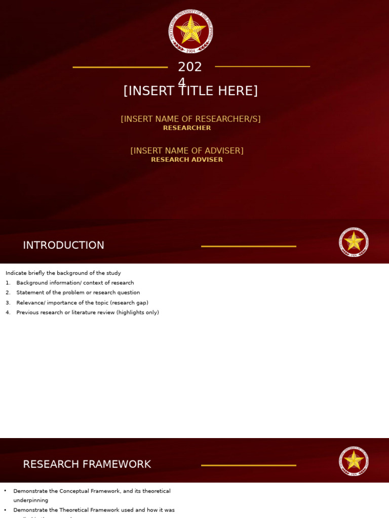 Final Defense Presentation Template | PDF