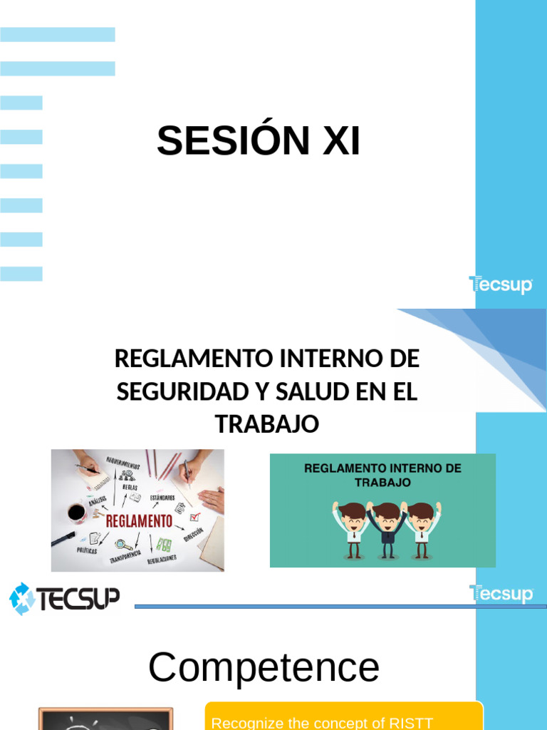 Sesión 11 - Reglamento Interno de SST | PDF | Regulación