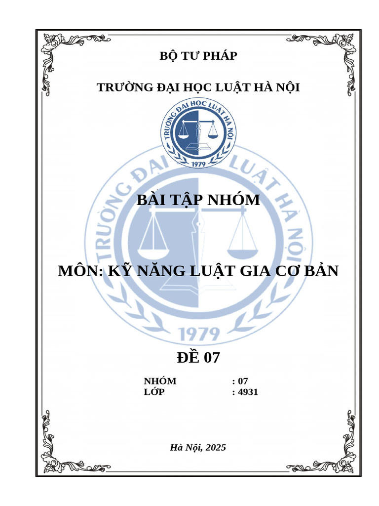 4931 Nhóm 7 BTN KNLGCB | PDF