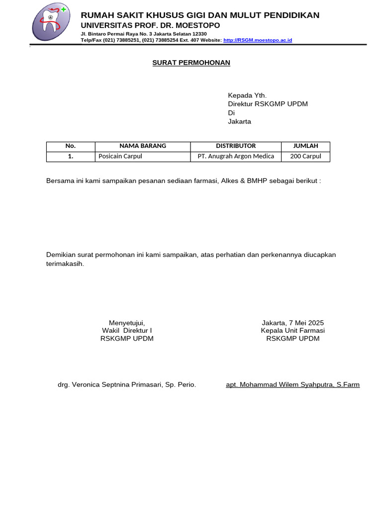 Permohonan April 2025 (Ohawe) | PDF