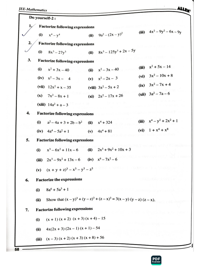 Factor Ization | PDF
