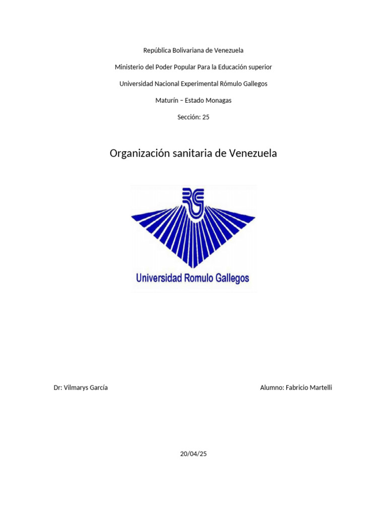 Fabricio Martelli Seccion 25 33.247.372. Trabajo | PDF | Cuidado de la salud | Hospital