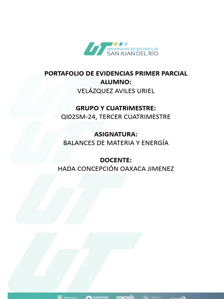 Portafolio Primer Parcial Bme | PDF