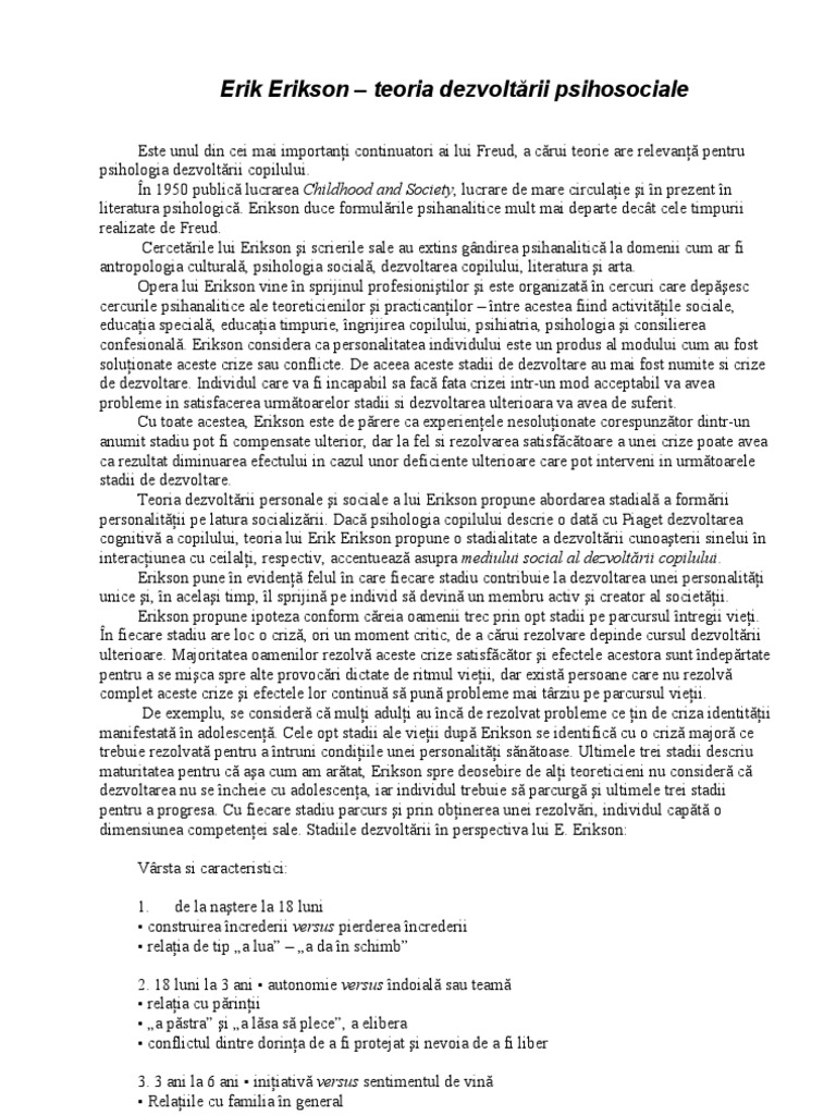 Erik Erikson | PDF