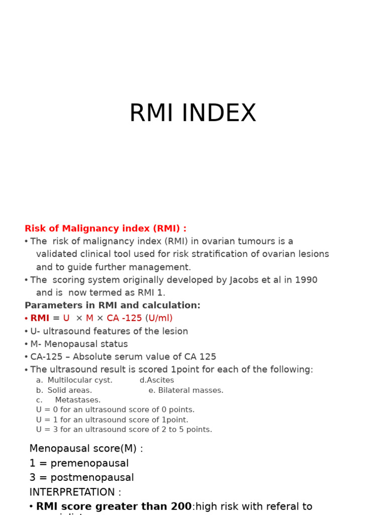 RMI Index Protocol | PDF