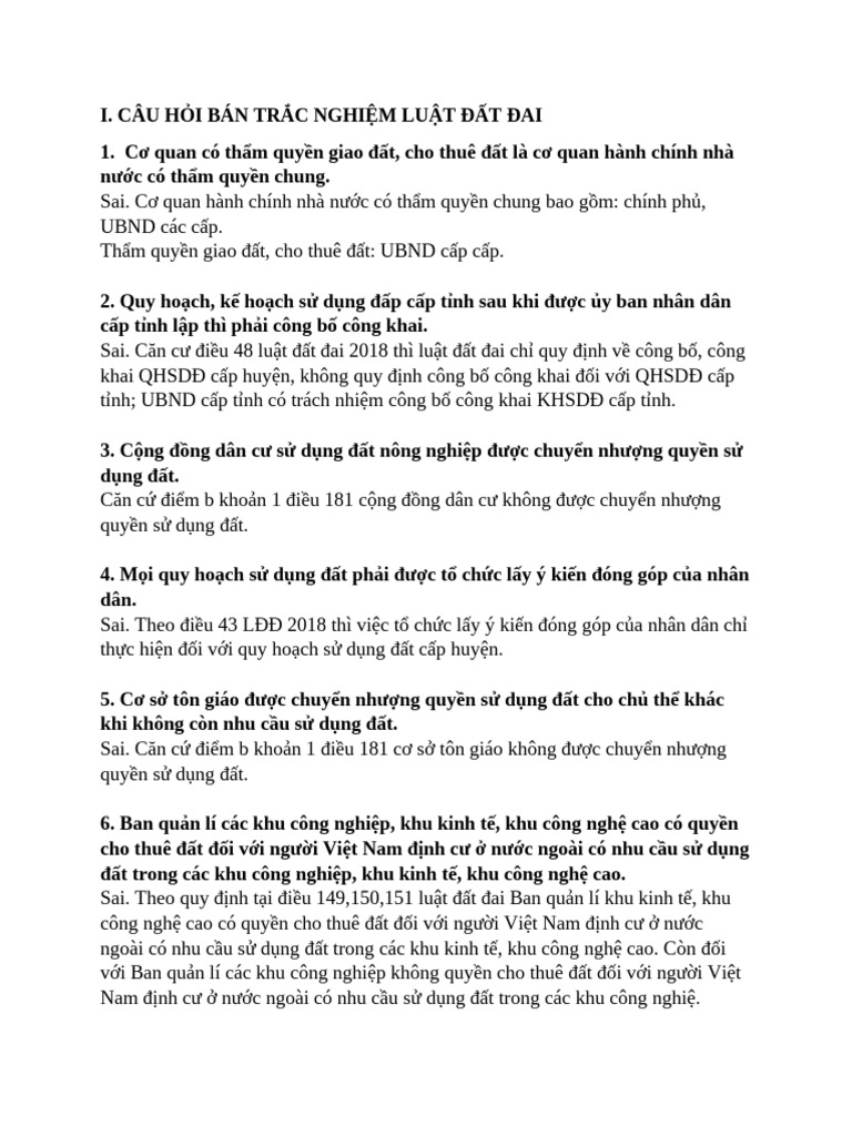 Ôn Tập Lý Thuyết LDD | PDF