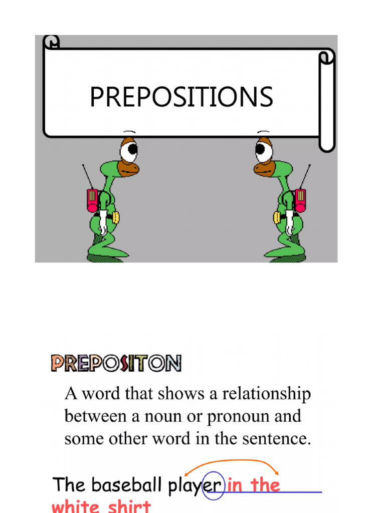 PREPOSITION | PDF