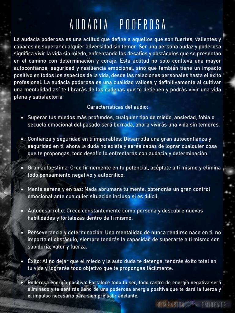 Audacia Poderosa | PDF