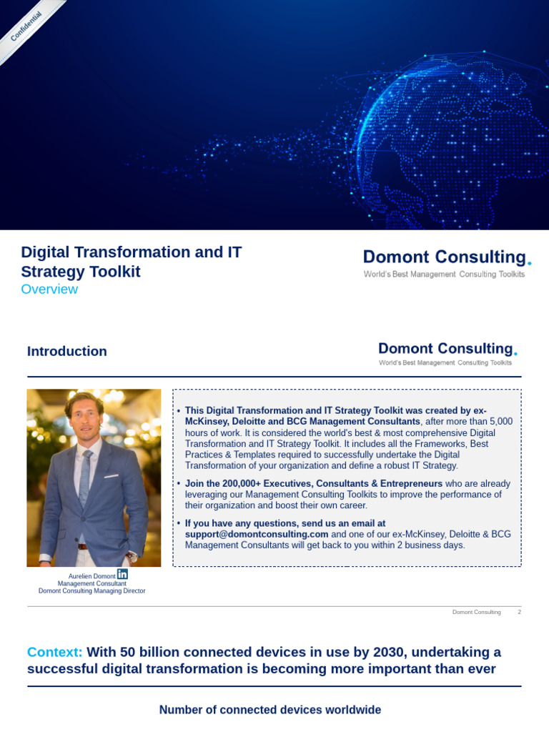 Digital Transformation and IT Strategy Toolkit - Overview | PDF ...