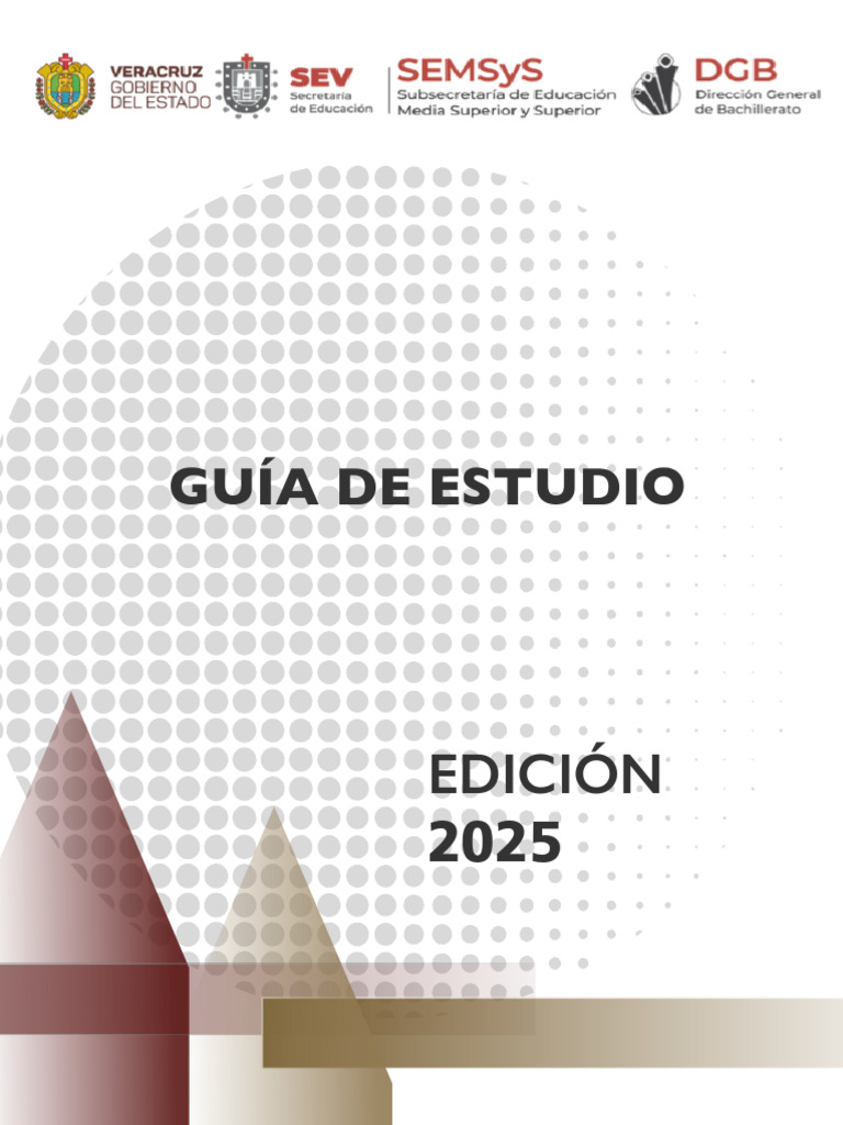 Guía de Estudio - DGB - 2025 | PDF | Felicidad | Importar