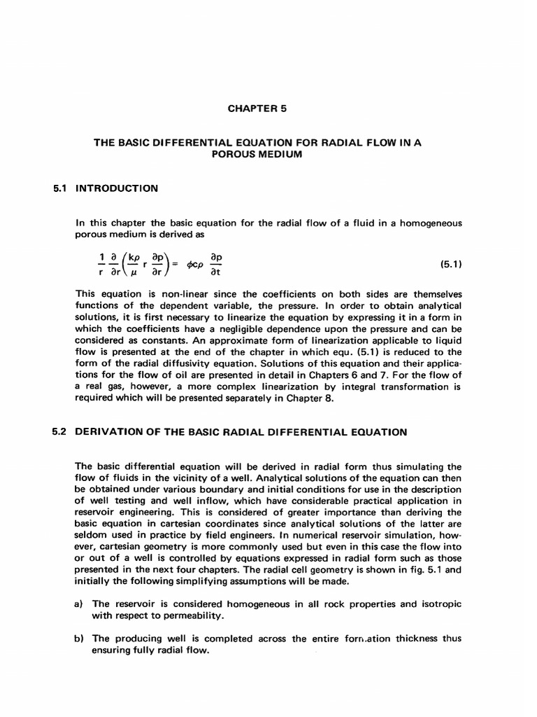 Chapter 5 the Basic Differential Equation for Rad 1978 Developments in ...