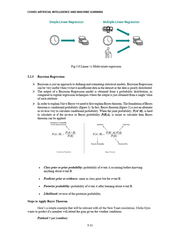AI & ML Unit 4, 5 Notes | PDF | Logistic Regression | Regression Analysis