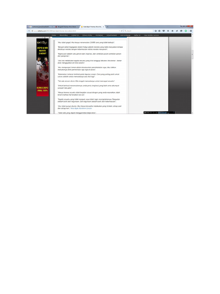 Thomas Alfa Edison Quote | PDF