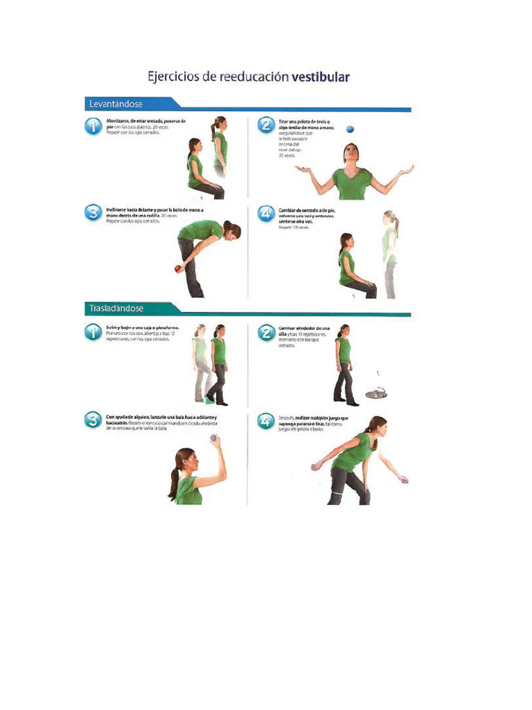 Ejercicios de Vertigo | PDF