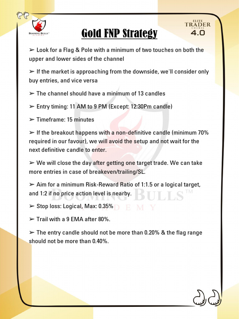 Gold FNP Strategy | PDF