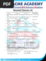 Binomial Theorem Jee Mains Pyq | PDF | Mathematical Analysis ...