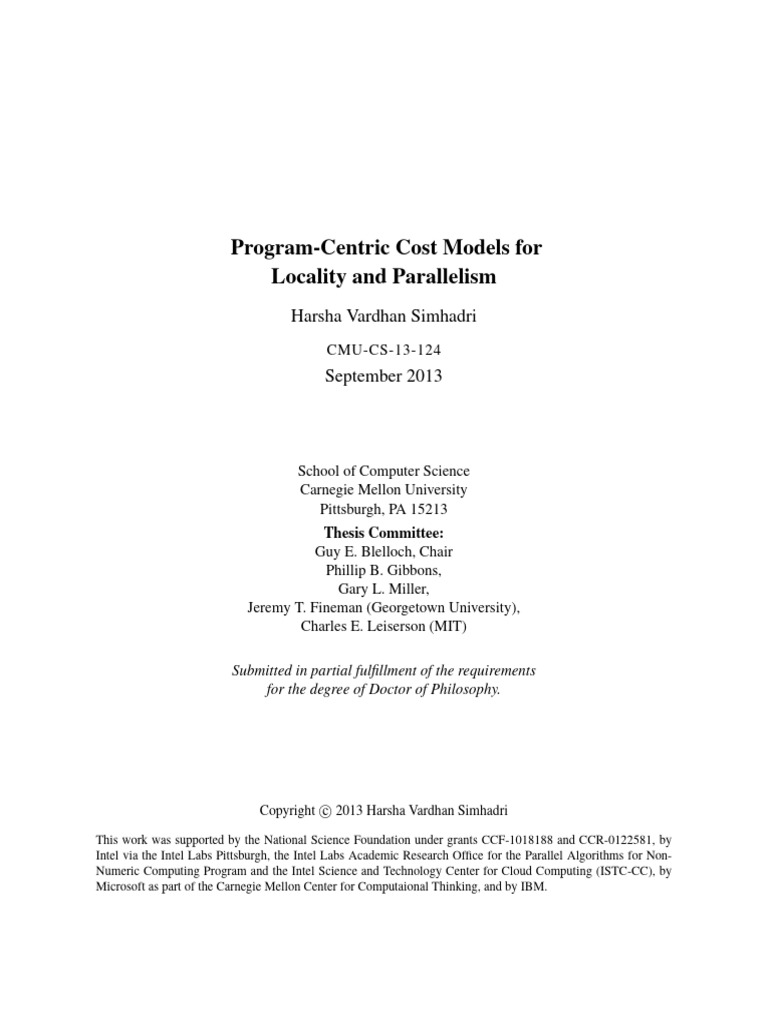 Thesis | PDF | Parallel Computing | Cpu Cache