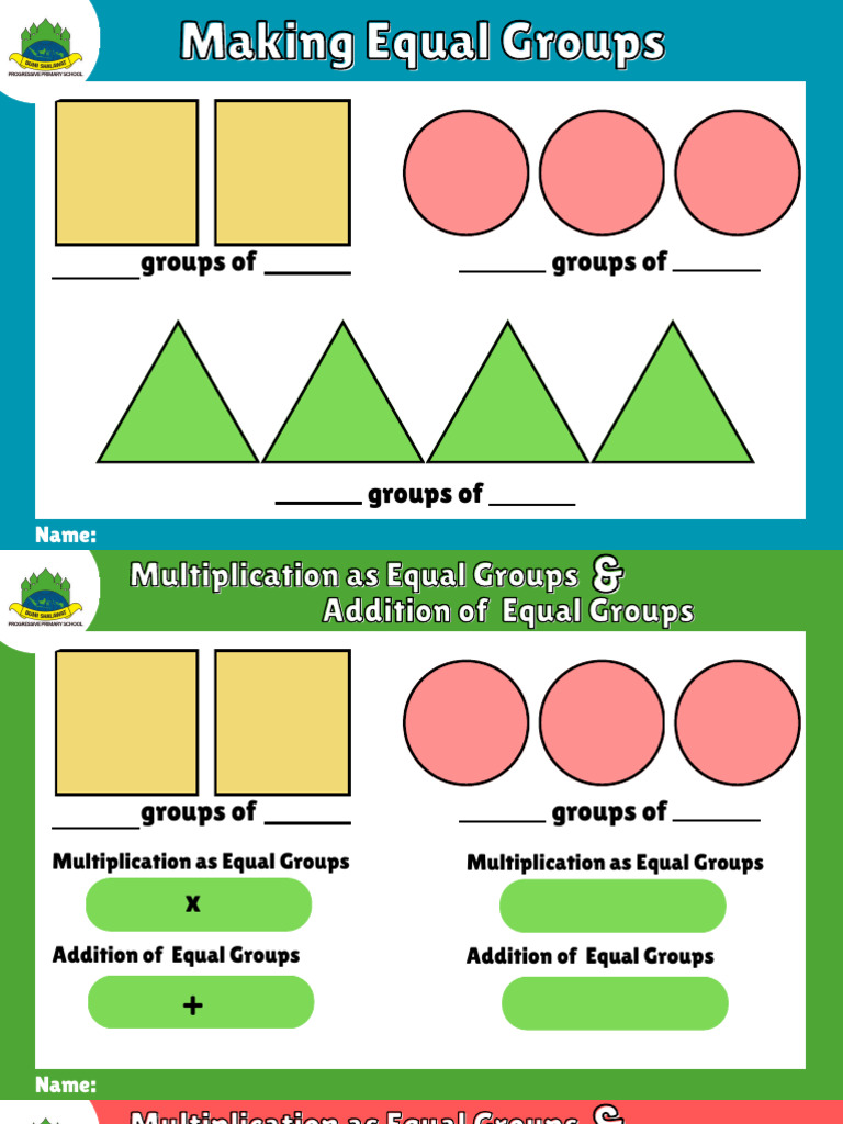 Making Equal Groups Pdf Pdf