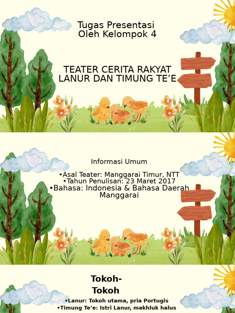 Drama Rakyat: Lanur dan Timung Te’e | PDF