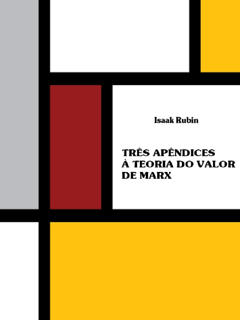 Três Apêndices À Teoria Do Valor de Marx (Isaak Rubin) | PDF | Economia ...