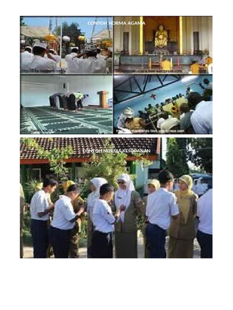 Contoh Macam-Macam Norma | PDF