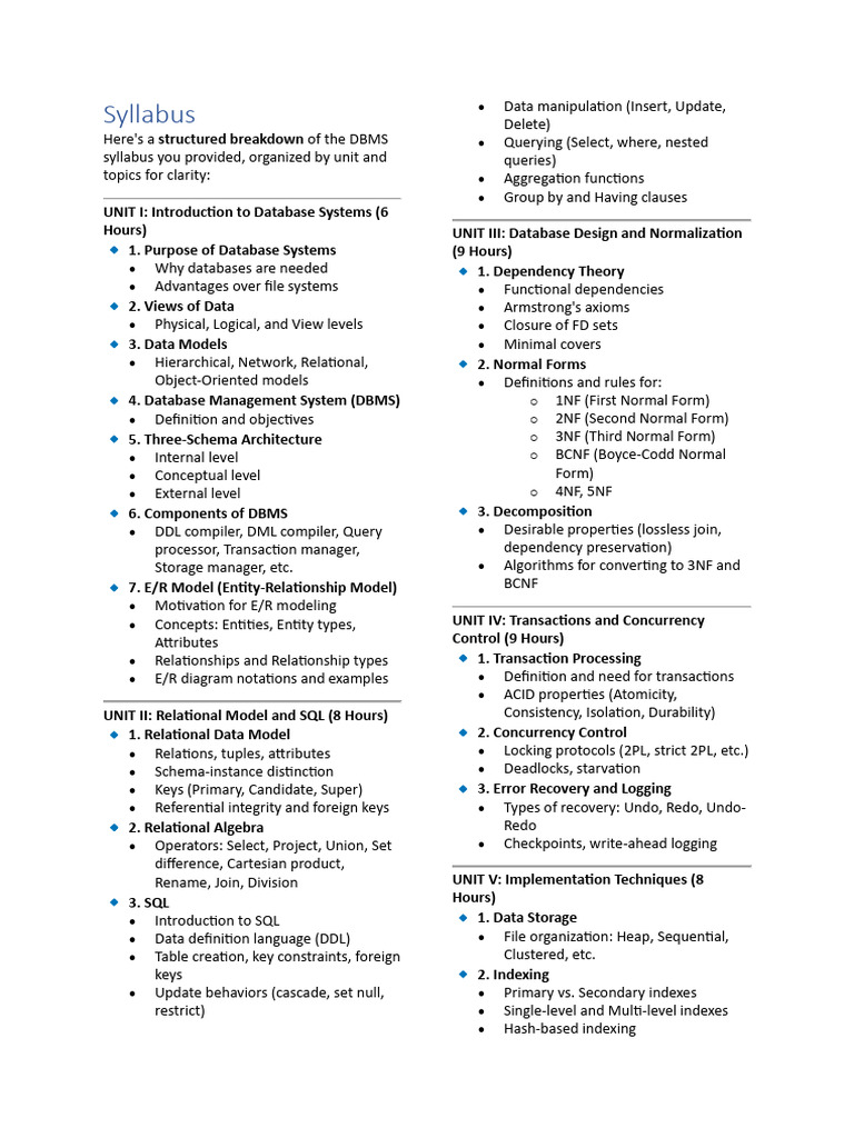 DBMS Imp Ques | PDF | Databases | Relational Database