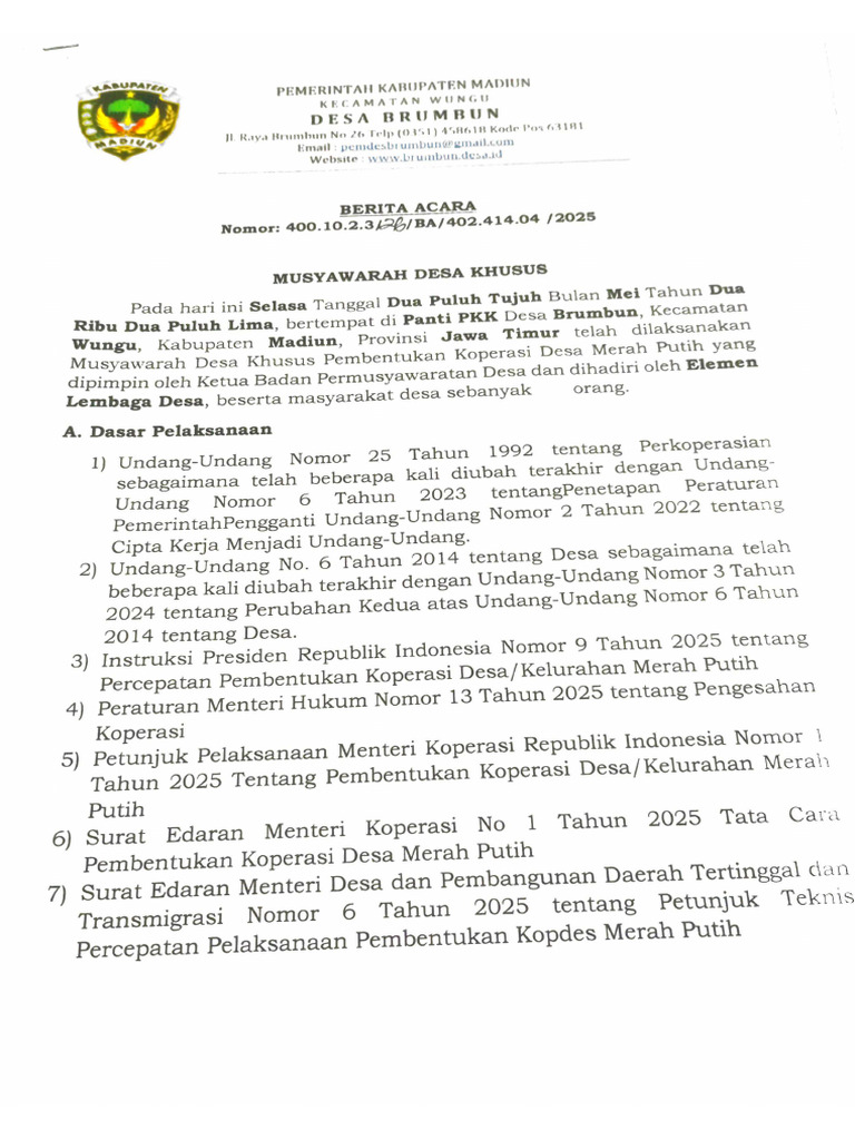 BA Musdes Brumbun | PDF