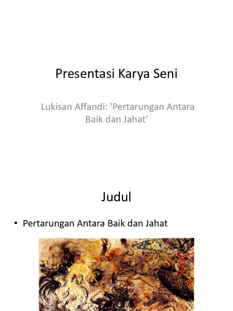 Presentasi Karya Seni Affandi | PDF