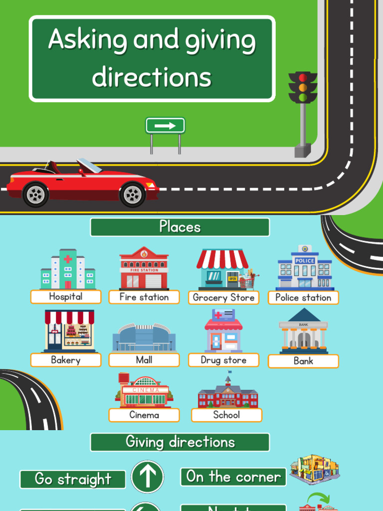 Asking for and Giving Directions | PDF