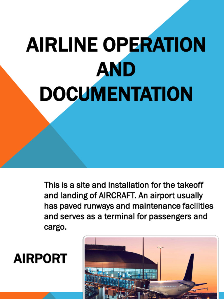 Airline Operation and Documentation | PDF | Airport | Runway