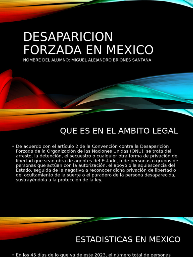 Desaparicion Forzada en Mexico | PDF | Secuestro | Justicia