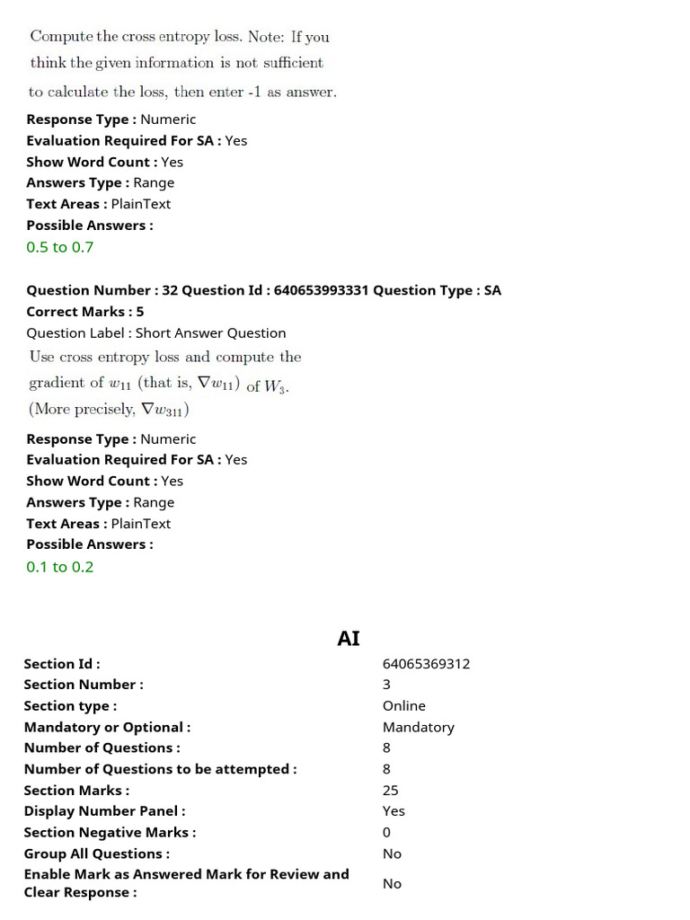 Artificial Intelli Quiz-1 27 Oct 2024 | PDF | Bracket | Multiple Choice