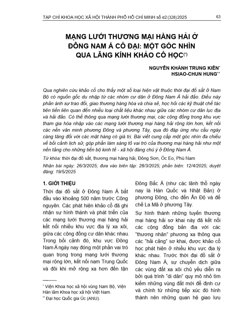 Số E2 (328) 2025 - Nguyen Khanh Trung Kien - Hsiao-Chun Hung | PDF