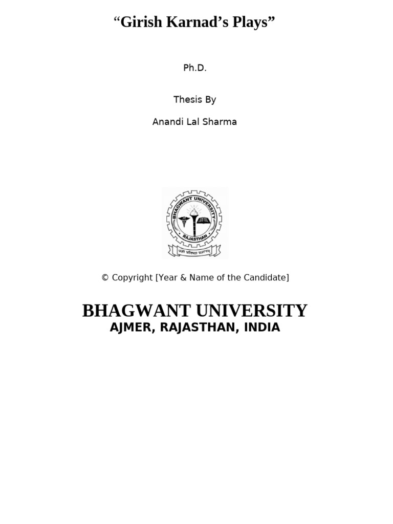 Anandi Lal Sharma | PDF | Vedas | Thesis