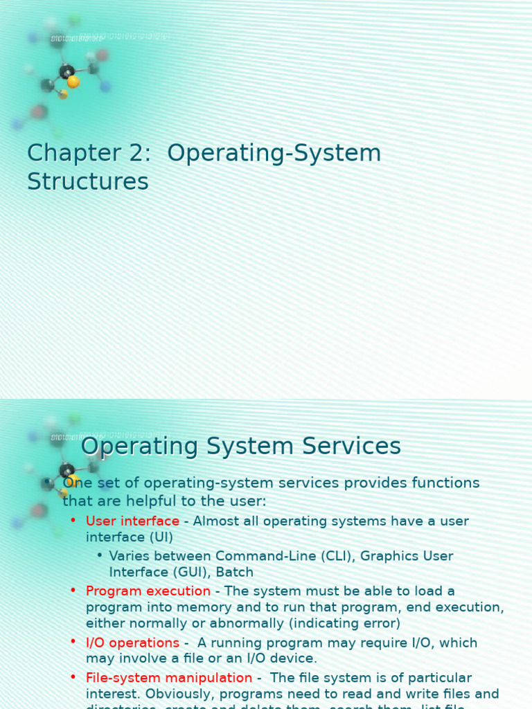 This PDF Is About The Structure of Operating System | PDF | Operating ...