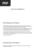 Evidence Act, 1975 | PDF | Burden Of Proof (Law) | Evidence (Law)