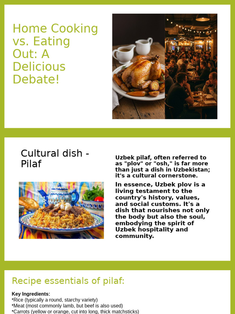 Home Cooking Vs | PDF | Foods | Cuisine