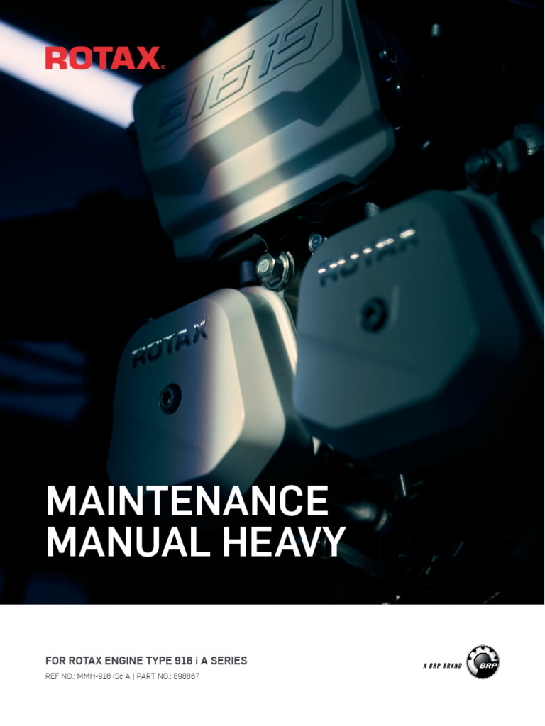 Rotax 916 Maintenance Manual | PDF | Engines | Propulsion