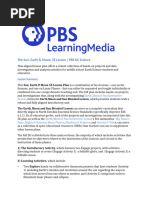 Project-Earth-Moon-Sun System Model-Student Guide | PDF | Moon | Earth