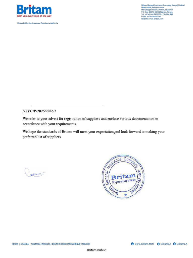 Forwarding Letter KG | PDF