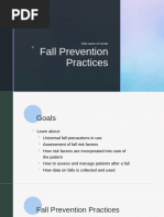Schmid Fall Risk Assessment Tool - Acute Care | PDF | Patient ...