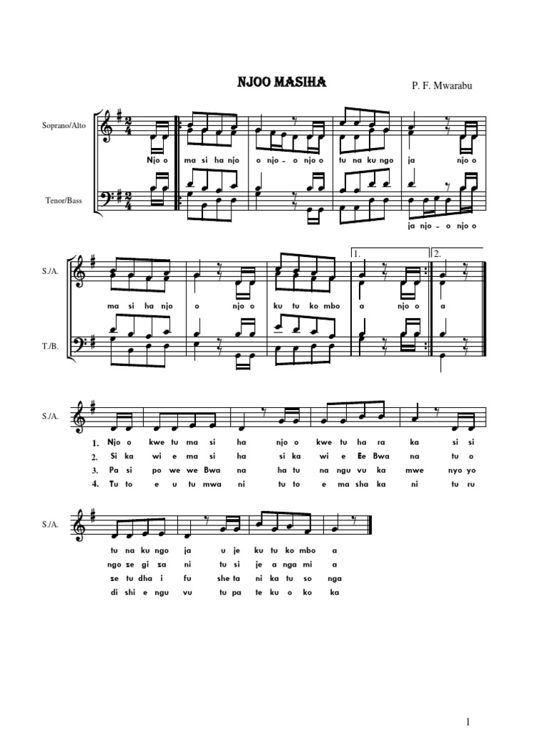 Njoo Masiha | PDF