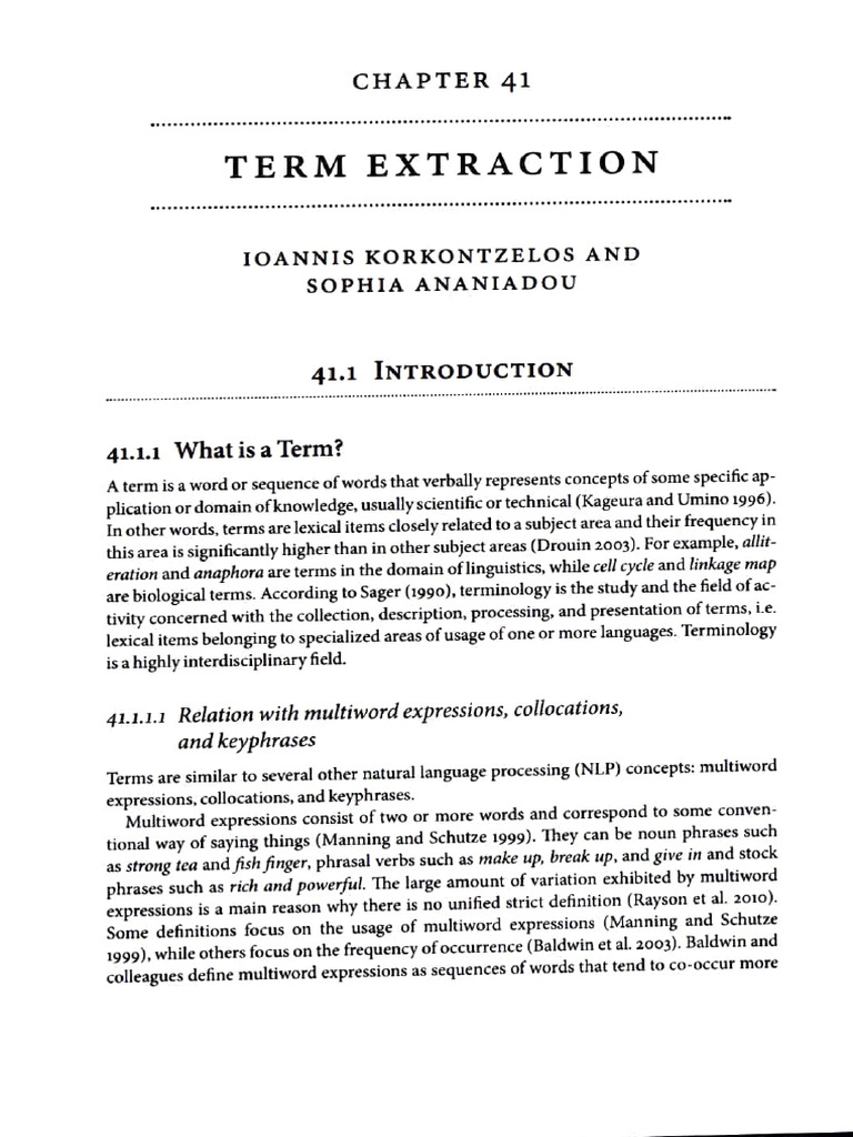 Term Extraction | PDF | Pub Med | Part Of Speech