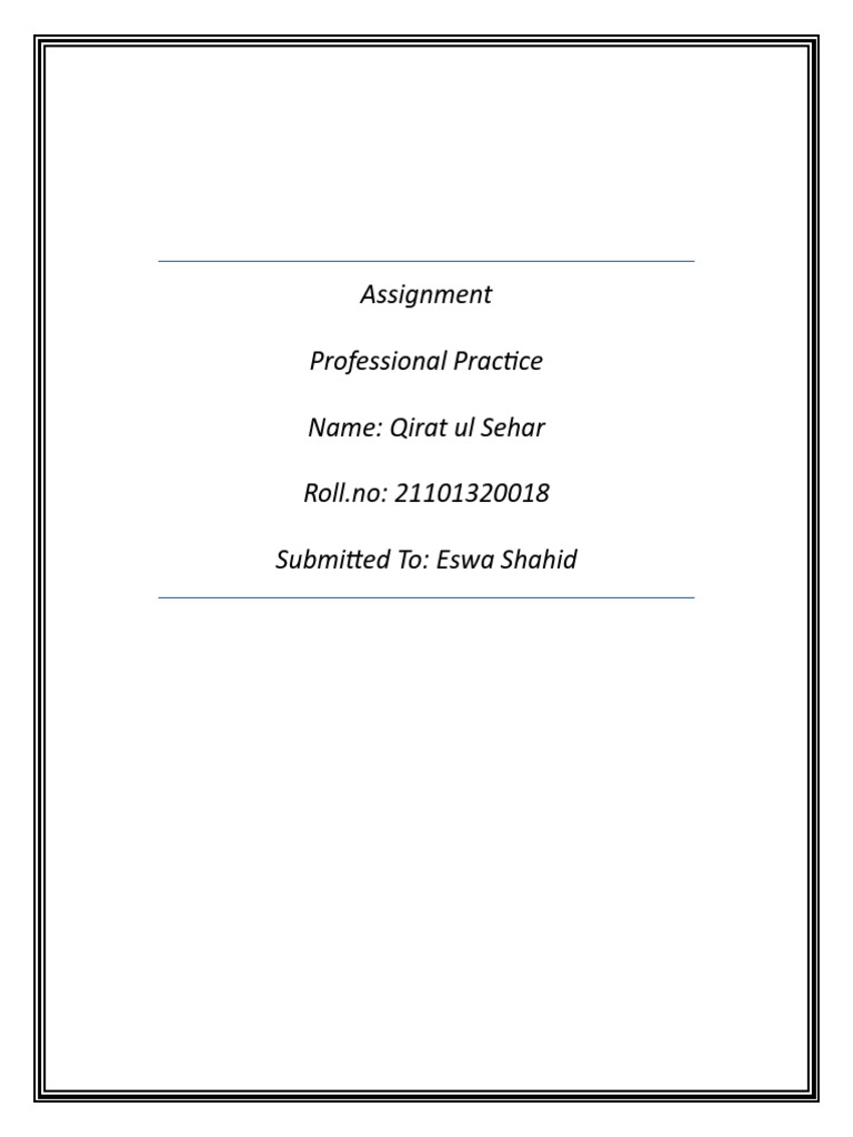 Assignment PF | PDF | Profession | Interior Design