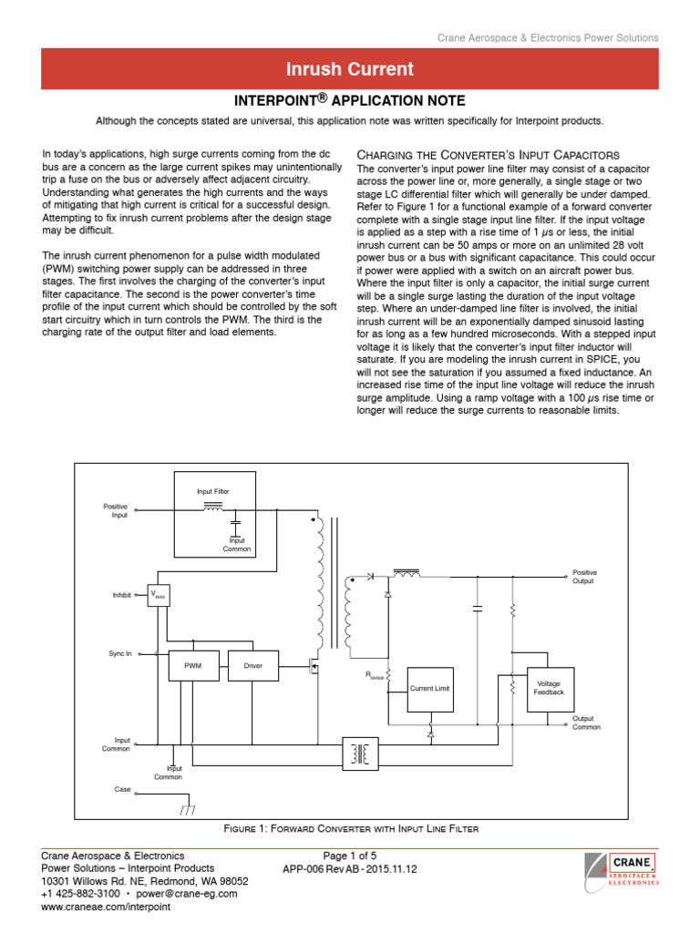 DC DC Converters Inrush Current | PDF | Field Effect Transistor | Amplifier